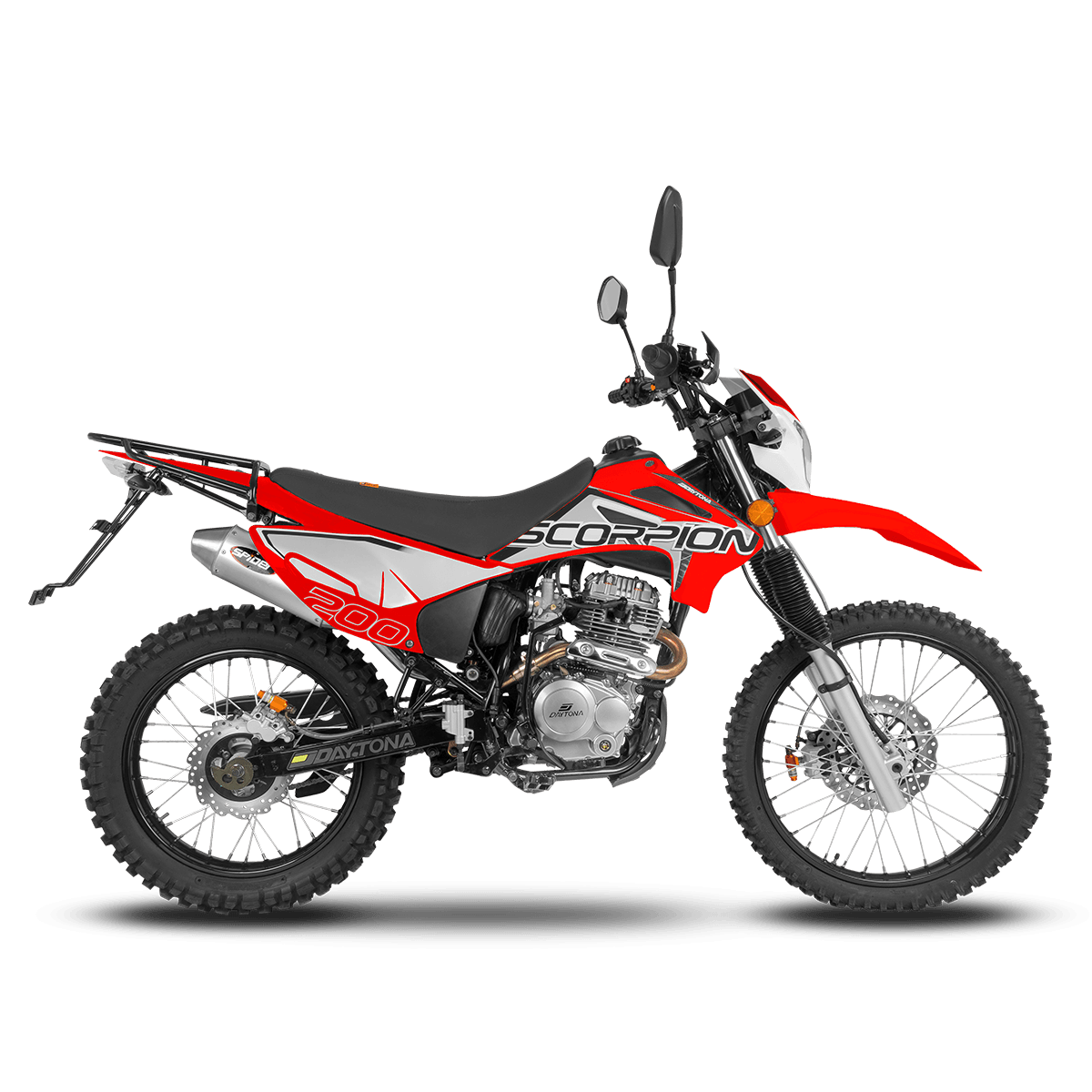 Compra - Moto Dp Daytona Dy200 Scorpion Rojo 2025 - Moto Power | Tu ...