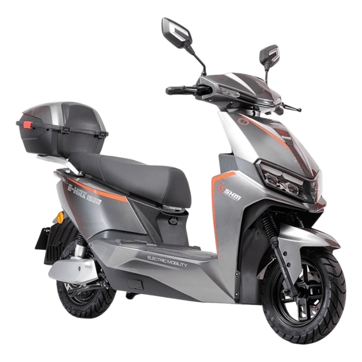 Compra - Scooter Eléctrico Shm E-Max 1500 Plomo/Naranja - Moto Power ...