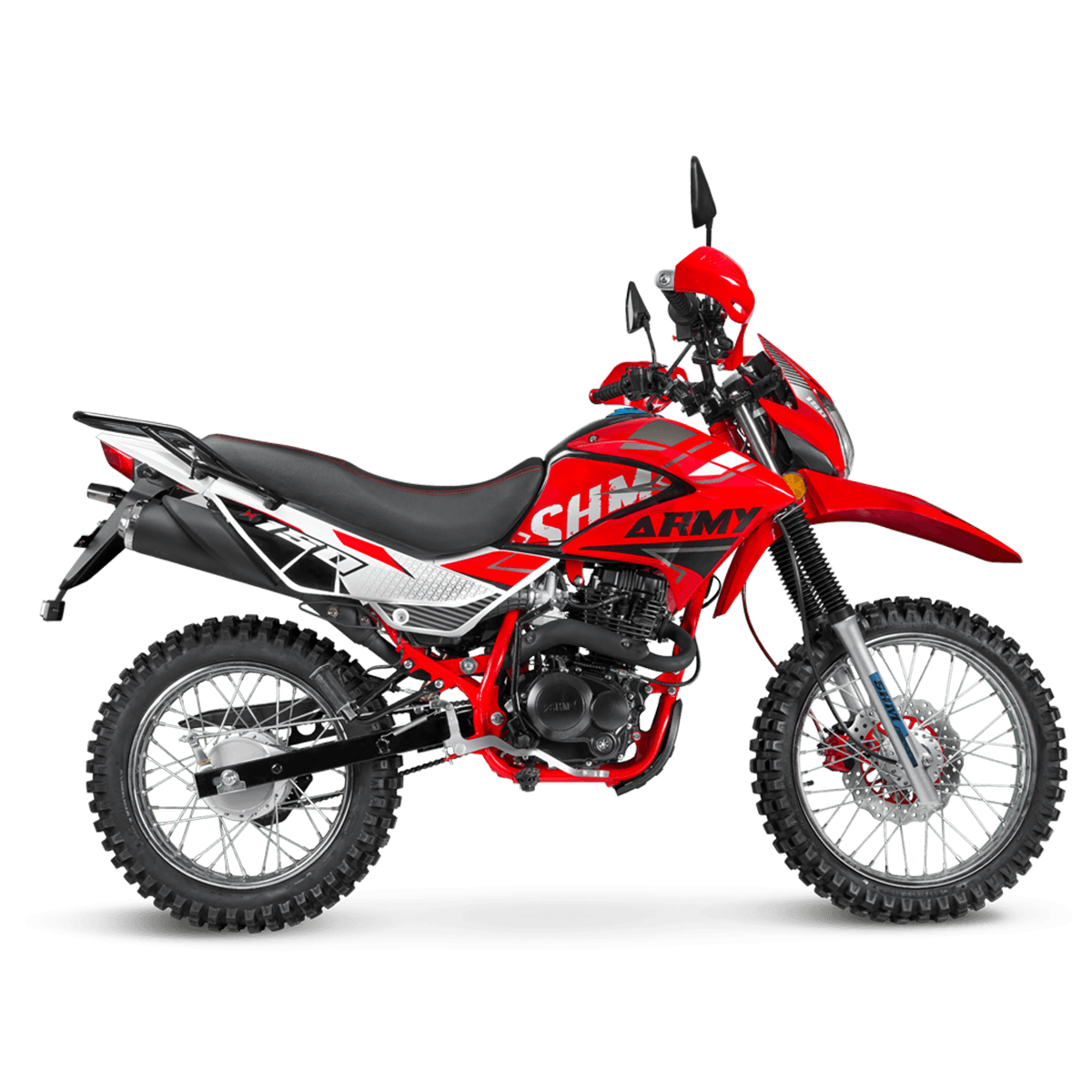 Compra - Moto Dp Shm Army 150 Rojo 2026 - Moto Power | Tu tienda de ...