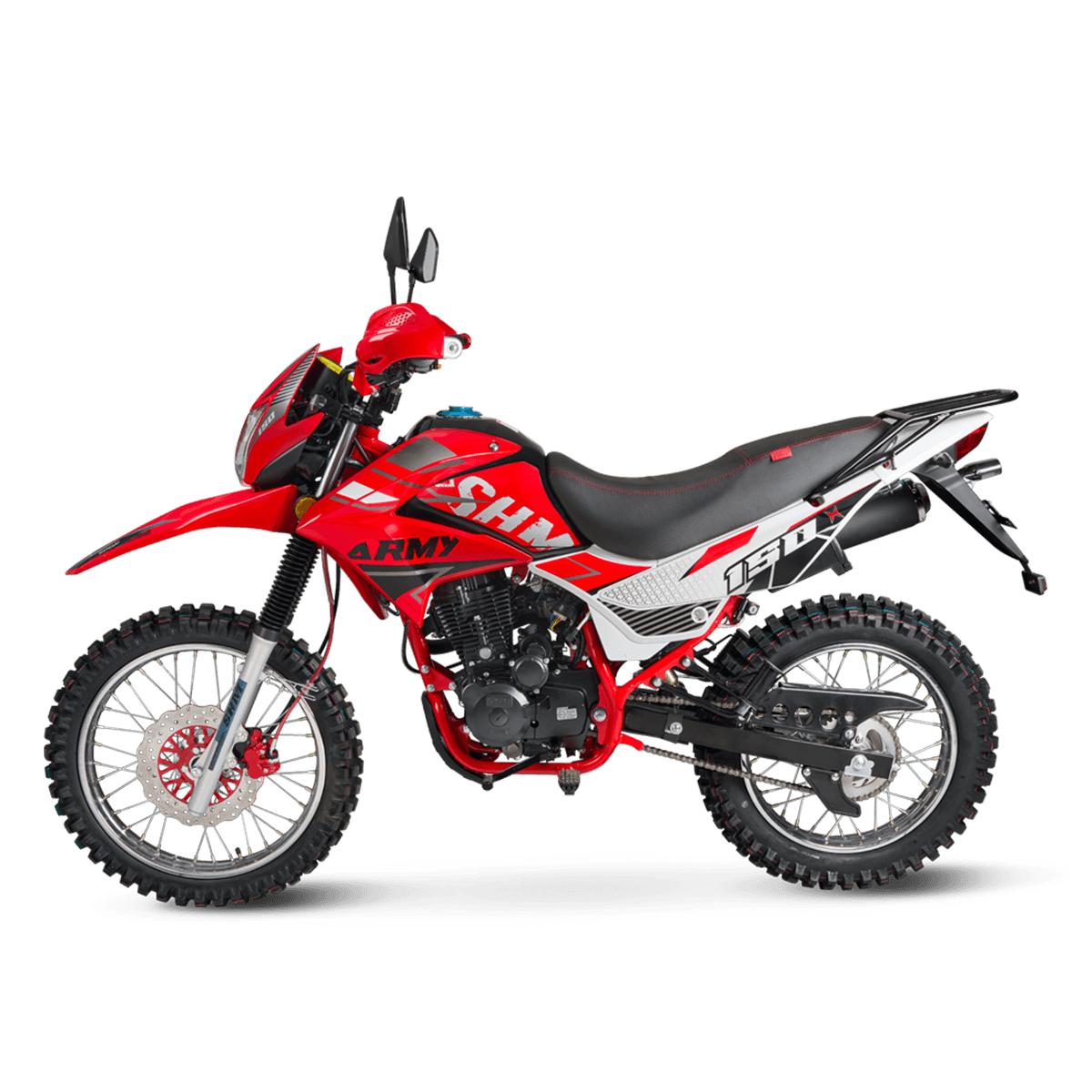 Compra - Moto Dp Shm Army 150 Rojo 2026 - Moto Power | Tu tienda de ...