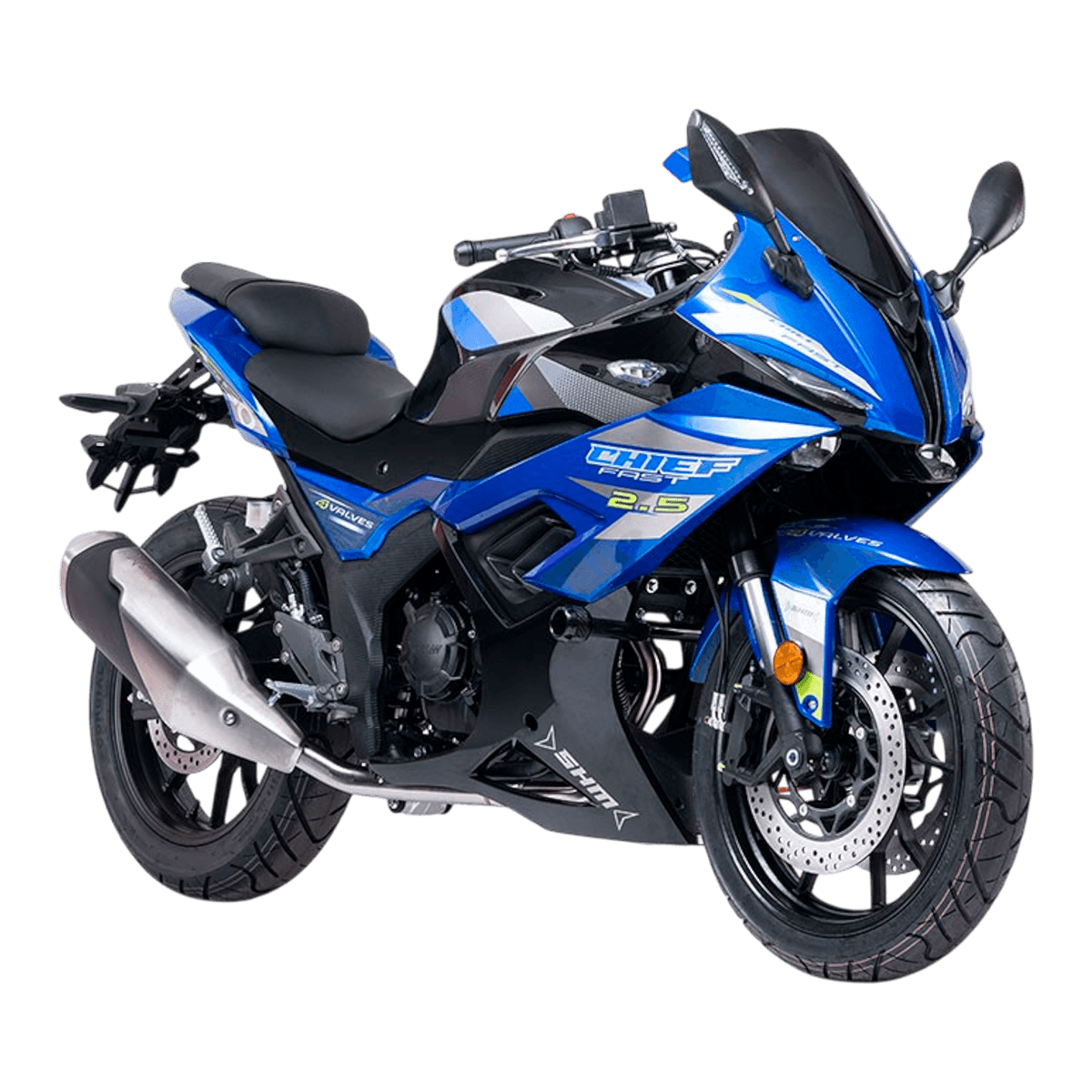 Compra - Moto Deportiva Shm Chief 2.5 Azul/Negro 2026 - Moto Power | Tu ...