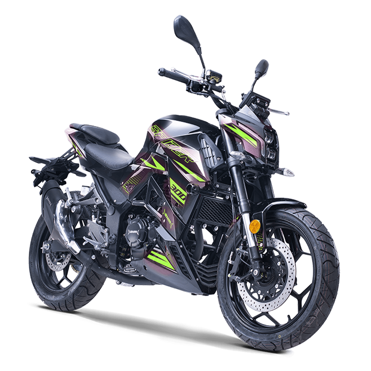 Compra - Moto Deportiva Shm Spider 300Sp Negro/Verde 2026 - Moto Power ...