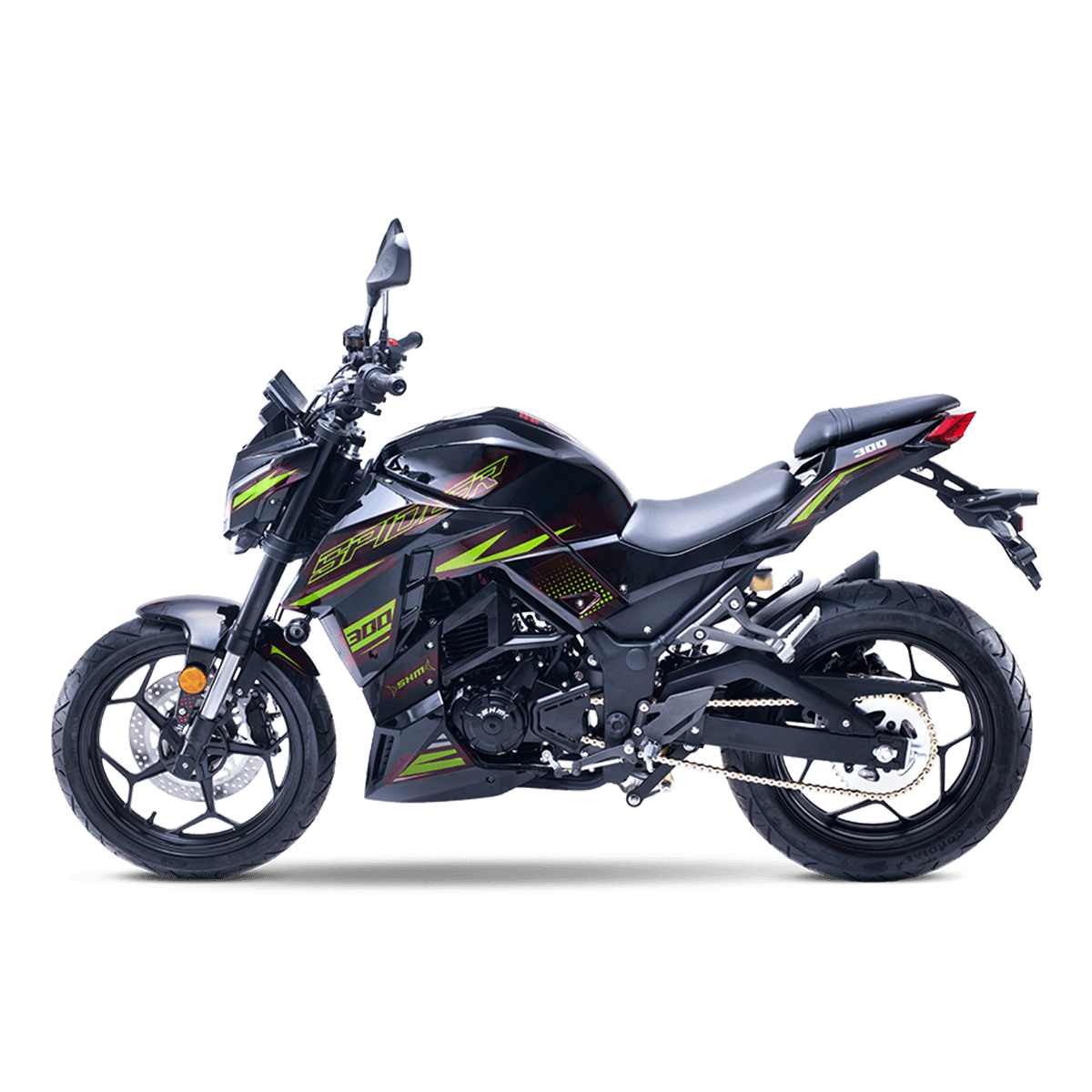 Compra - Moto Deportiva Shm Spider 300Sp Negro/Verde 2026 - Moto Power ...